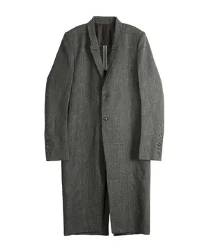 Rick Owens Concordian Single-breasted Wool Coat