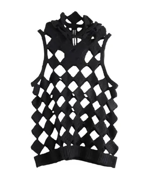 Rick Owens Sarutanya Hooded Tank - No