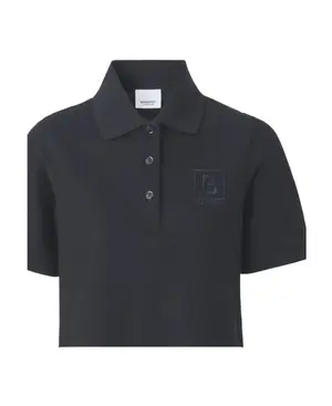 Burberry Letter Pattern Polo Shirt