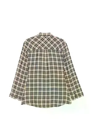 SONG FOR THE MUTE Check Frayed-edge Shirt