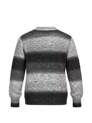 DANIELE ALESSANDRINI Gradient-effect Long-sleeve Sweater
