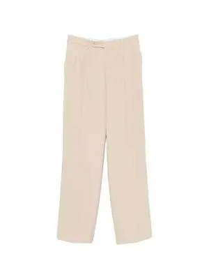 MANUEL RITZ Double-pleated Trousers - Neutrals
