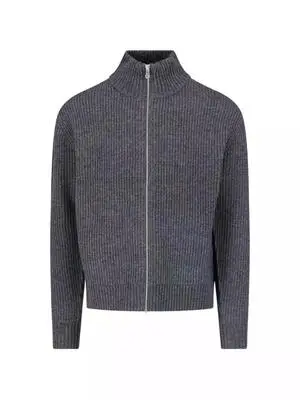 BERNER KUHL Shrunk Ribbed-knit Zip-up Sweater