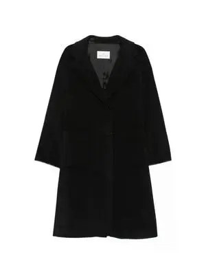 MANUEL RITZ Patch-pocket Buttoned Coat - Black