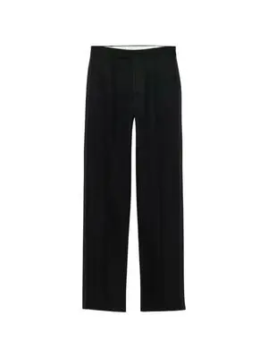 JW Anderson Wool Satin-stripe Trousers