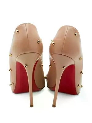 CHRISTIAN LOUBOUTIN Degraspike Leather Heeled Pumps