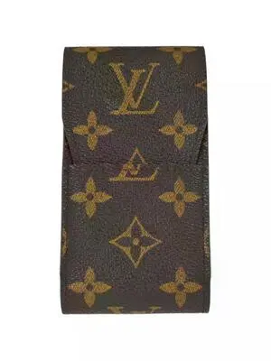 LOUIS VUITTON Small Monogram Etui Cigarette Case - Brown