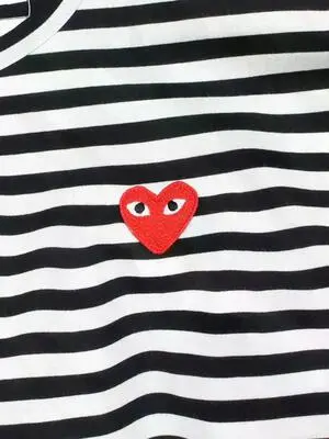 Play Comme Des Garcon Striped T-shirt