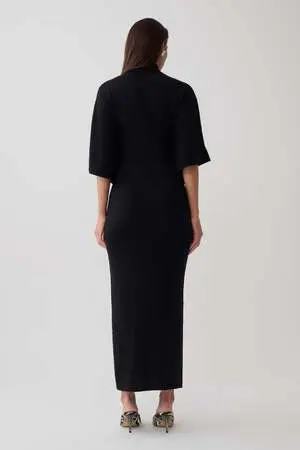 Meshki Helania High Neck Knit Maxi Dress