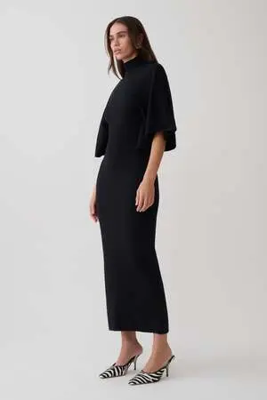 Meshki Helania High Neck Knit Maxi Dress