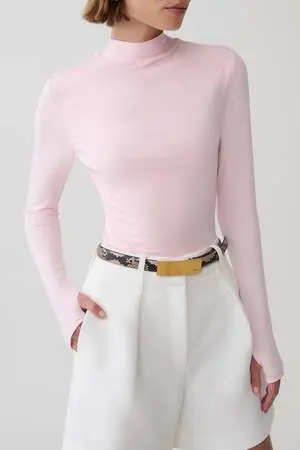 Meshki Jurney Longsleeve Roll Neck Top