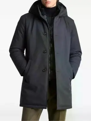 FAY Hooded Button-fastening Down Parka