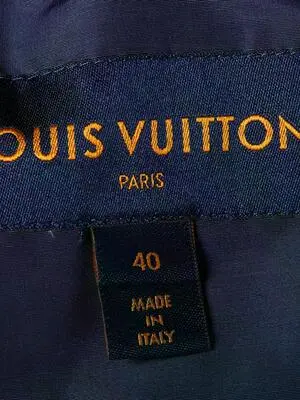 LOUIS VUITTON Monogram Detail Windbreaker Coat