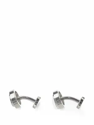 BOSS Monogram-logo Round-face Cufflinks