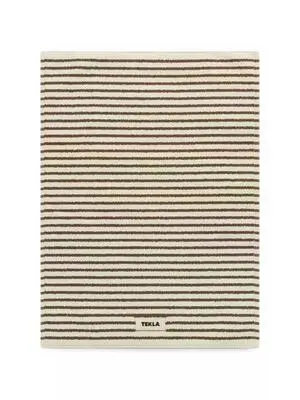 TEKLA Terry Striped Cotton Bath Mat - Neutrals