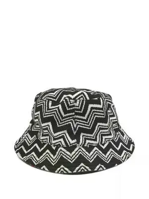 Missoni Zigzag-pattern Knit Bucket Hat