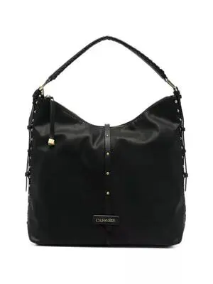 CAFÈNOIR Stud-embellished Shoulder Bag - Black