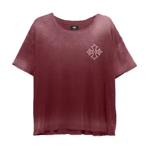 OTHER UK Icon Decay Tee Aged Oxblood - Red