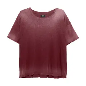 OTHER UK Decay Tee Aged Oxblood - Red