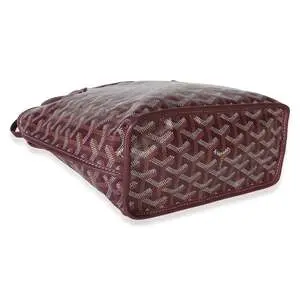 Goyard Burgundy Goyardine Canvas Anjou - Red
