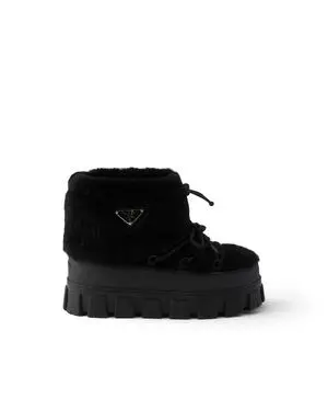 Prada Shearling Après-ski Boots