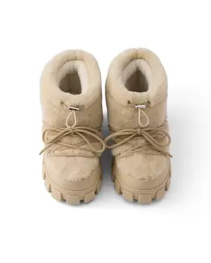 Prada Shearling Après-ski Boots