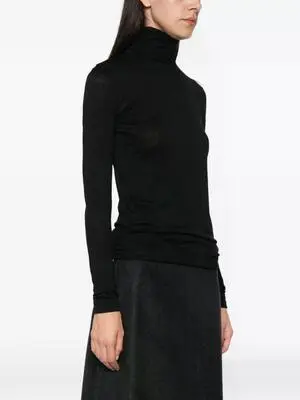 JIL SANDER Logo-print Roll-neck T-shirt