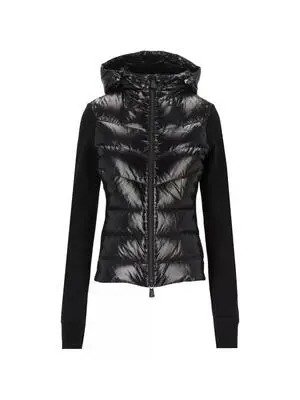 Moncler Quilted-panel Drawstring Hoodie