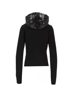 Moncler Quilted-panel Drawstring Hoodie