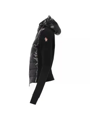 Moncler Quilted-panel Drawstring Hoodie