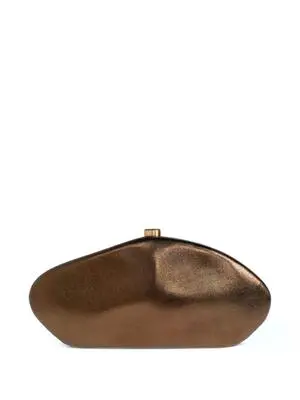 Cult Gaia The Caldera Leather Clutch Bag