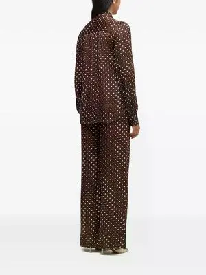Chinti & Parker Polka-dot Pussy-bow Shirt