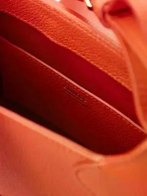 LANCEL Grained Leather Shoulder Bag