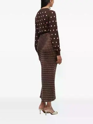 Chinti & Parker Polka-dot Long Skirt