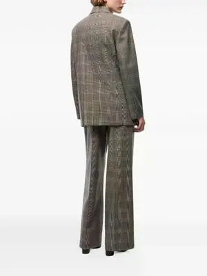 Pinko Double-breasted Check Jacket