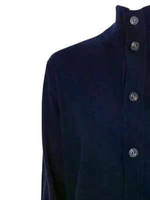 KANGRA High-neck Button-up Cardigan
