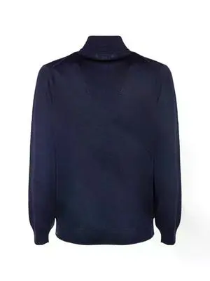 KANGRA Ribbed-trim Turtleneck Sweater