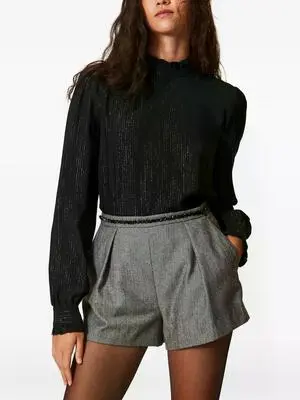 TWINSET Silk-blend Jacquard Blouse