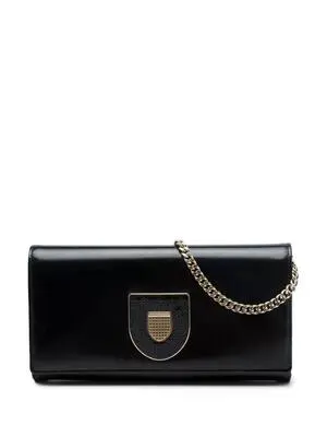 Dior 2016 Leather Sequin Diorama Wallet On Chain Crossbody Bag