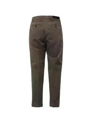 BRIGLIA 1949 Portobello Pleated Cotton Trousers