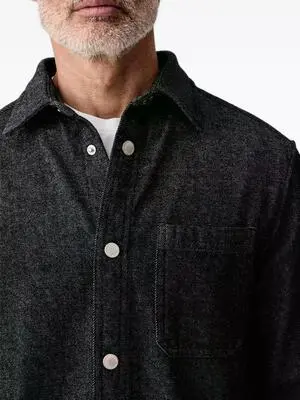 JOOP! Patterned-jacquard Denim Shirt
