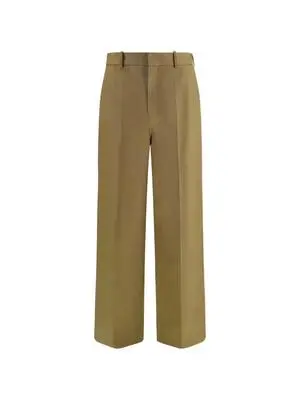 Balenciaga Large-chino Trousers In Camel