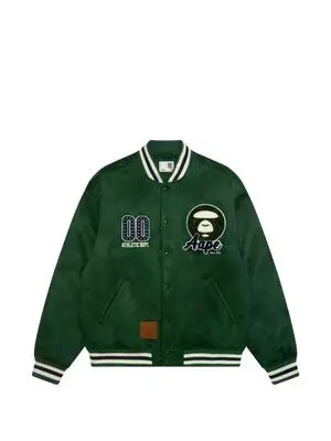 AAPE BY *A BATHING APE Varsity Embroidered Bomber Jacket