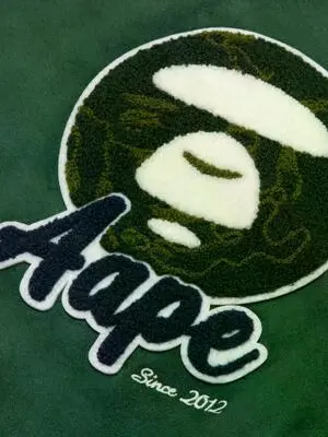 AAPE BY *A BATHING APE Varsity Embroidered Bomber Jacket