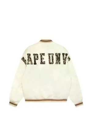 AAPE BY *A BATHING APE Varsity Embroidered Bomber Jacket