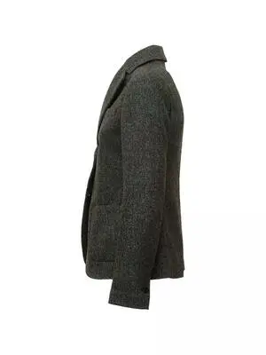 CIRCOLO 1901 Herringbone-pattern Slim-fit Blazer