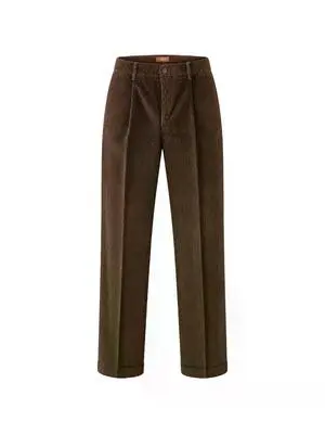 CRUNA Pleated Corduroy Trousers