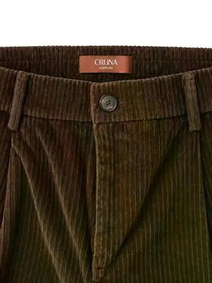 CRUNA Pleated Corduroy Trousers