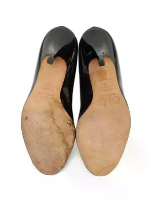 Dolce & Gabbana Peep-toe Leather Pumps