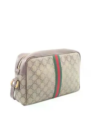 Gucci 2000-2015 Gg Supreme Ophidia Crossbody Bag - Neutrals